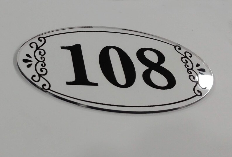 Custom Room Number Plaque, Acrylic Sign Plate for Office, Hotel, and ...