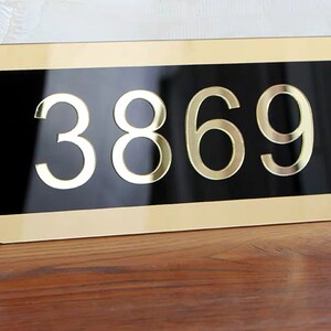 Custom Room Number Plaque, 3D Acrylic Numbers. Best for Office, Hotel ...