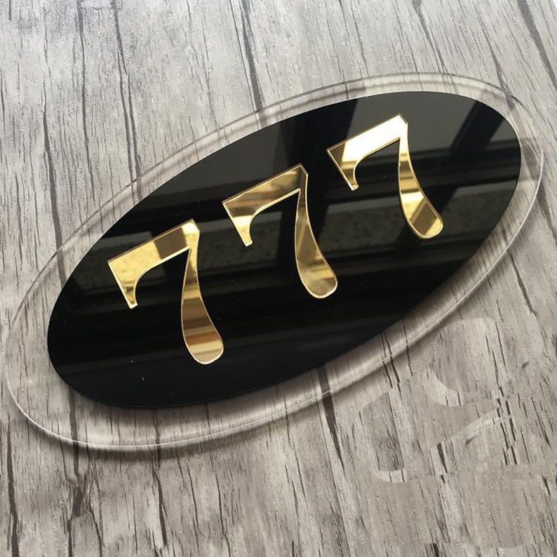Custom Room Number Plaque 3D Acrylic Numbers. Best for | Etsy
