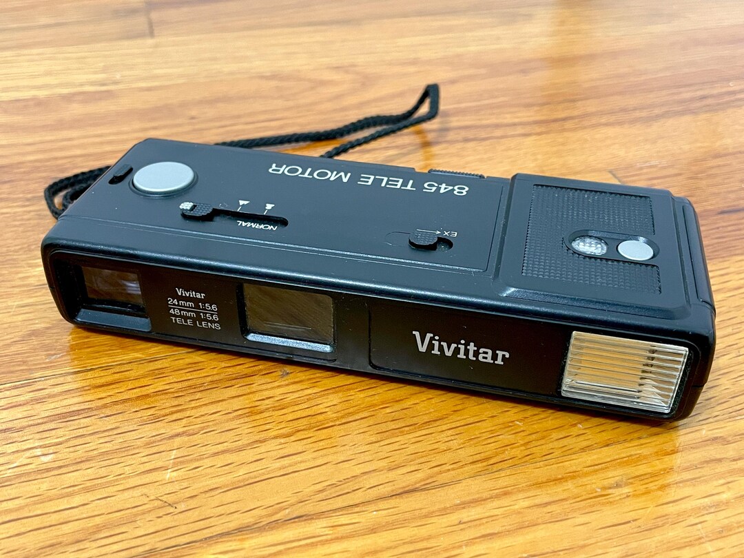 1980s Vintage Vivitar 845 Tele Motor Compact Point and Shoot Camera ...