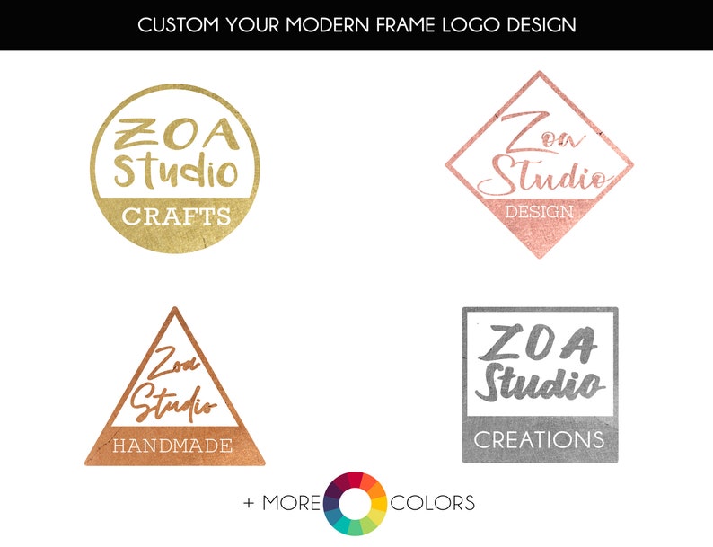 Custom Your Premade Frame Logo Design. Shop Branding With Modern and ...