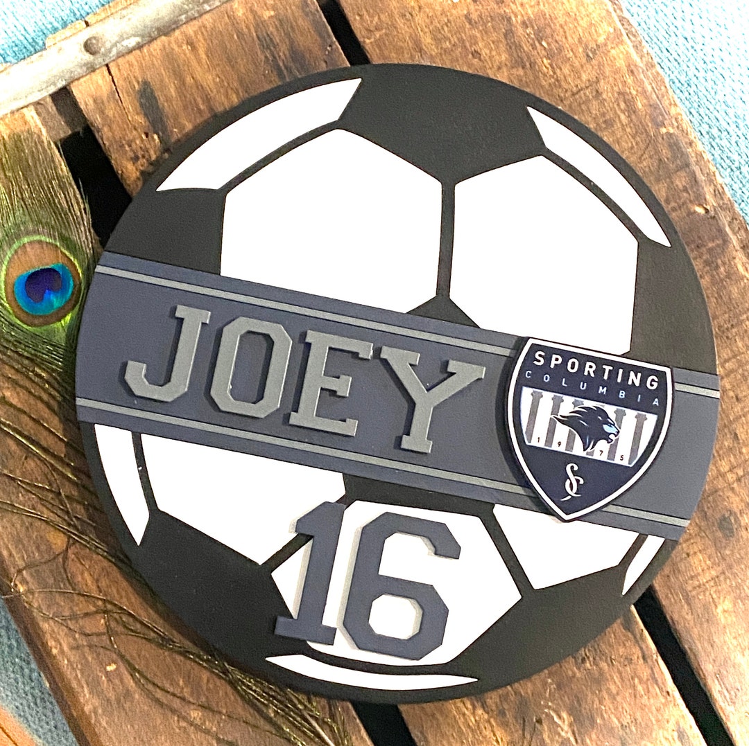 CUSTOM DESIGN - Soccer Door Signs for Hotel, Soccer Team Gifts, Soccer ...