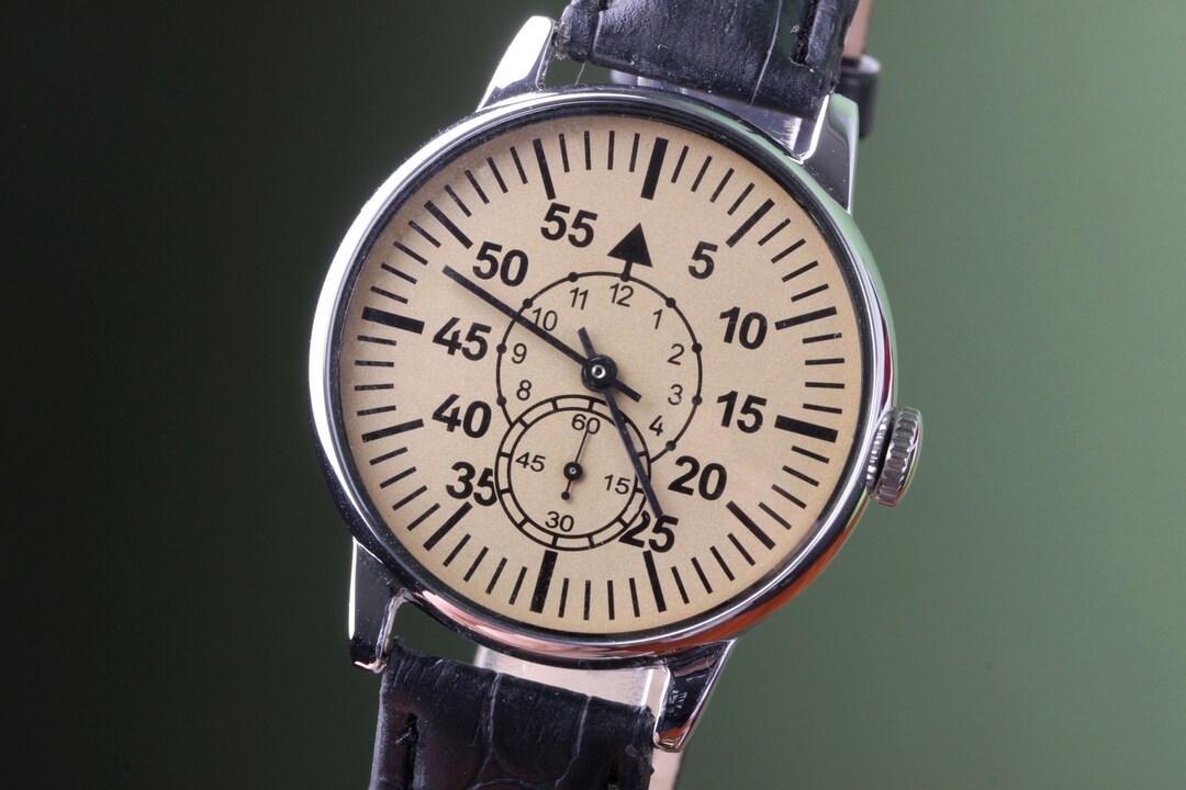 Military Watch Vintage Luftwaffe Watch, Movement With Genuine Nylon ...