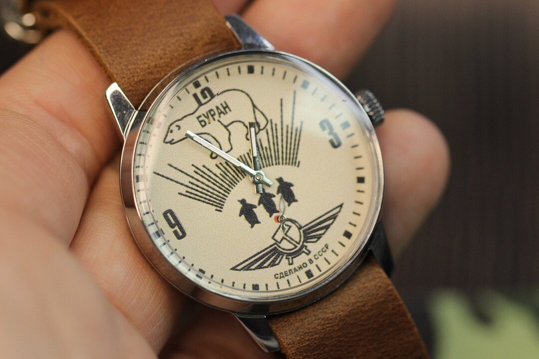 Soviet Watch Pobeda Buranwatch, Ukrainian Watches, USSR Watch Gift for ...