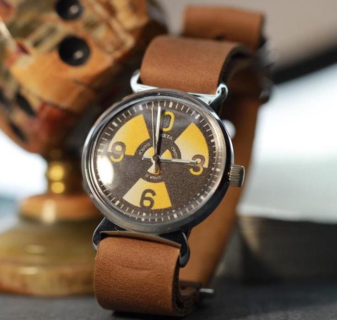 Pilot Ww2 Wrist Watch Big Zero Radar USSR Style Vintage Mens Watch With ...