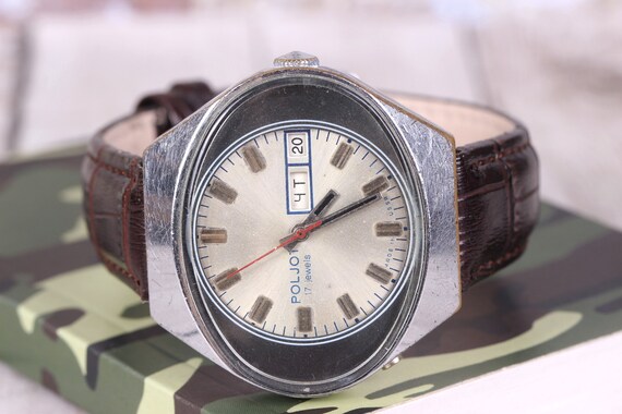 Wrist watch Poljot STADIUM, Soviet watch, Vintage wat… - Gem