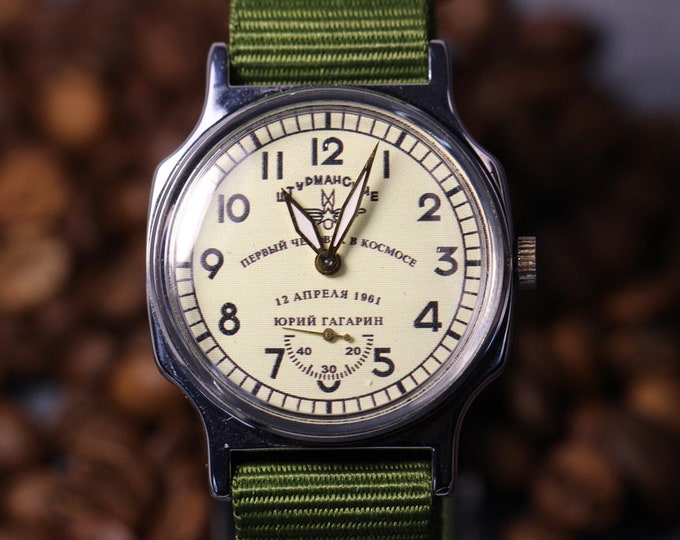 Vintage Mechanical Watch Pobeda, USSR Watch, Vintage Soviet Watch ...