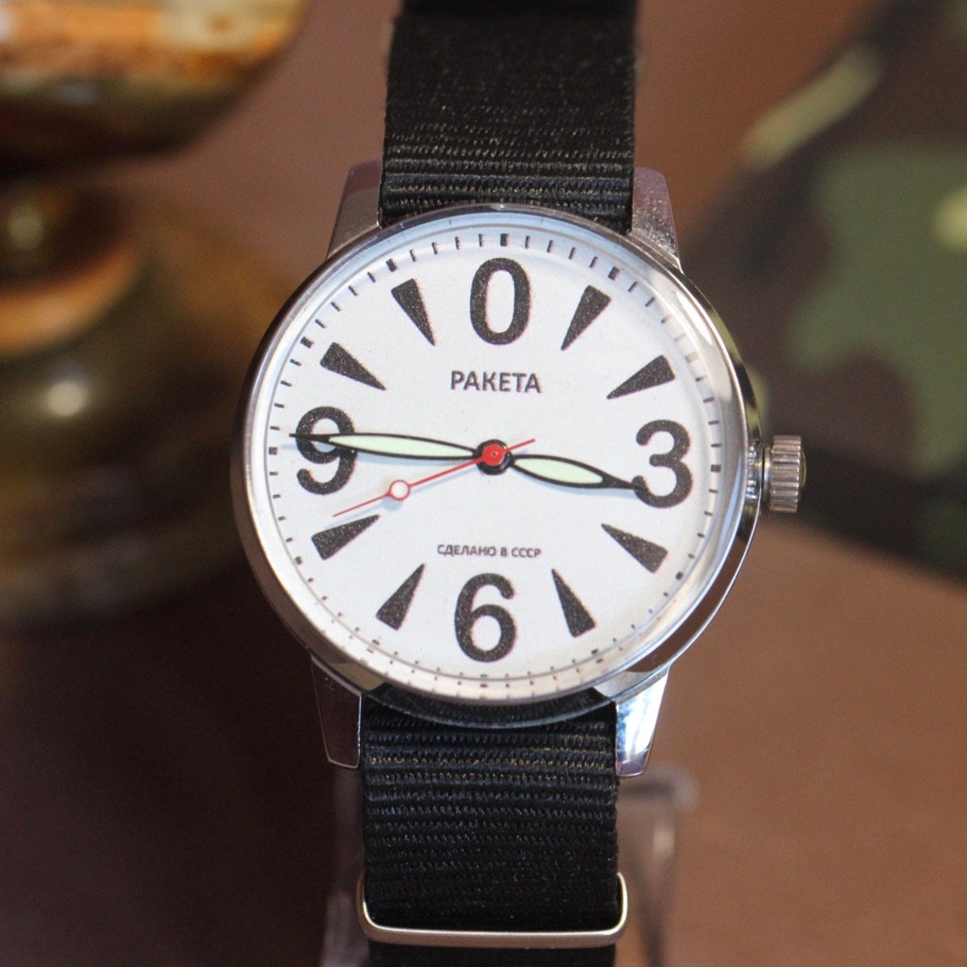 Victory Watch Raketa Big Zero,vintage Watch,retro Mechanical Watch ...