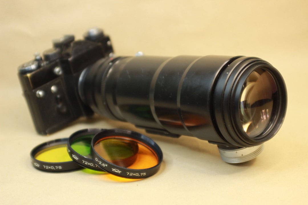 Camera ZENIT 12 XPS FS 12-3 Photo Sniper , Lens Tair 3 4,5/300 - Etsy