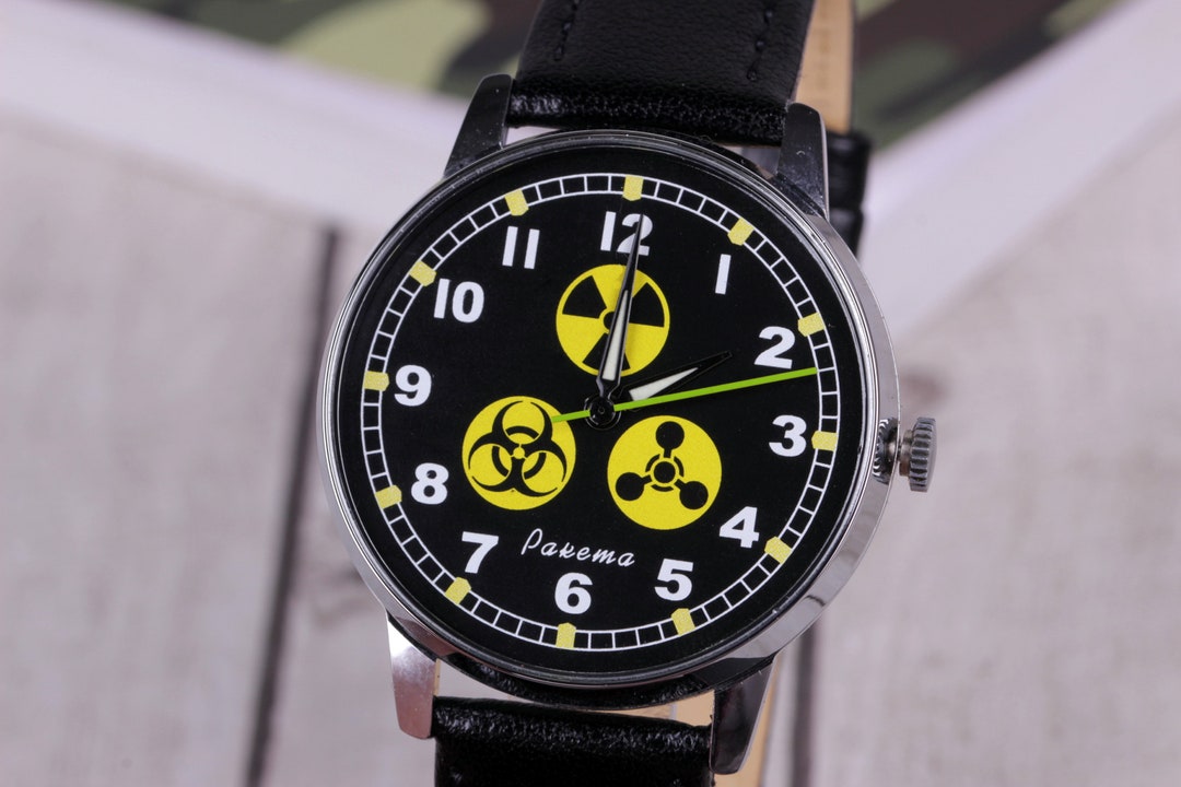 Raketa Soviet Watch Radiation Troops Raketa Military Men's Watches From ...