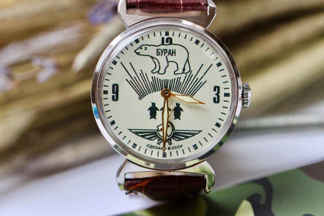 Soviet Watch Buran Vintage Watches Exclusive Watches Rare - Etsy