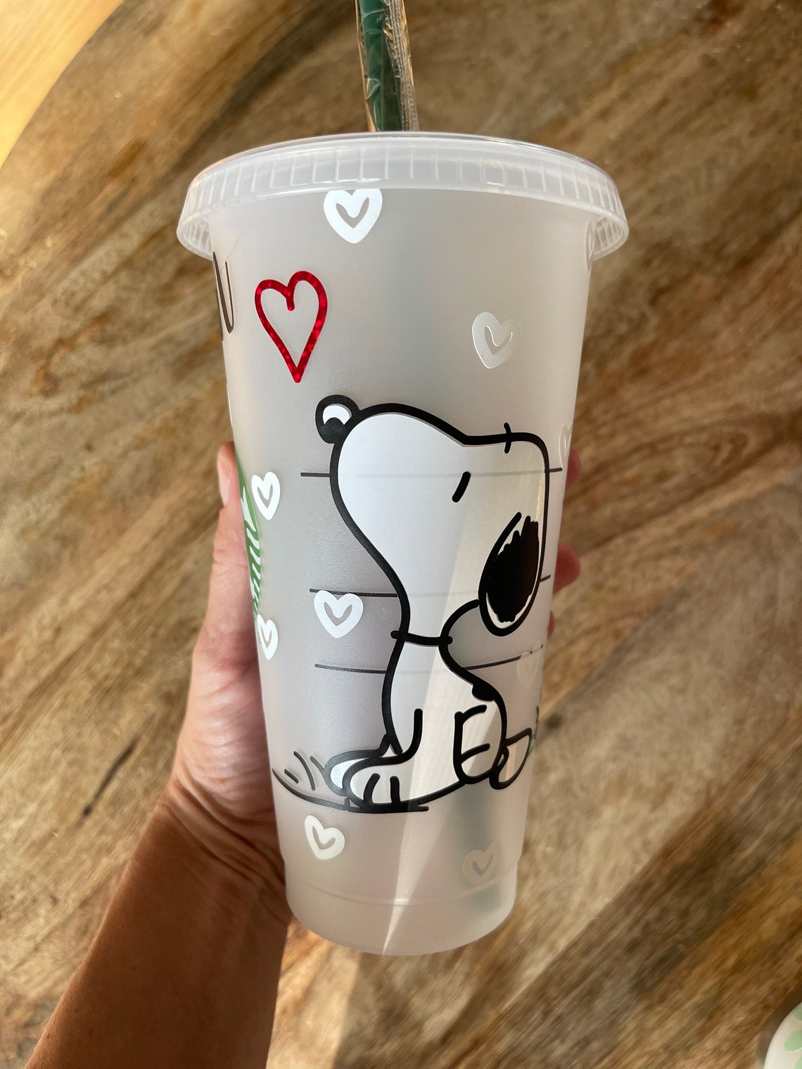 Snoopy Coffee Cup Peanuts Coffee Cup Personalized Cold Cup - Etsy