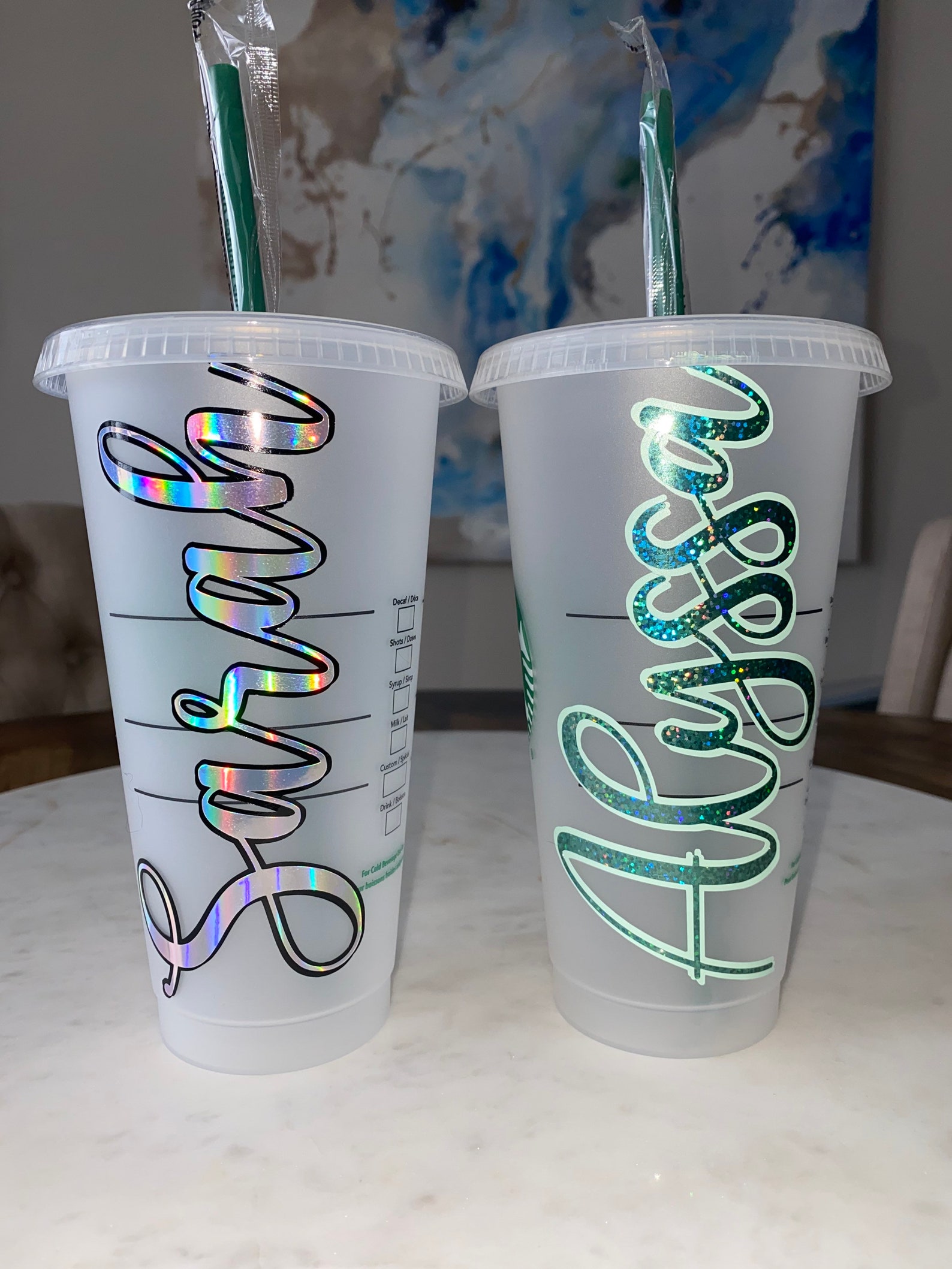 Personalized Starbucks Cup Personalized Cold Cup Birthday - Etsy