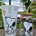Snoopy Coffee Cup Peanuts Coffee Cup Personalized Cold Cup Birthday ...