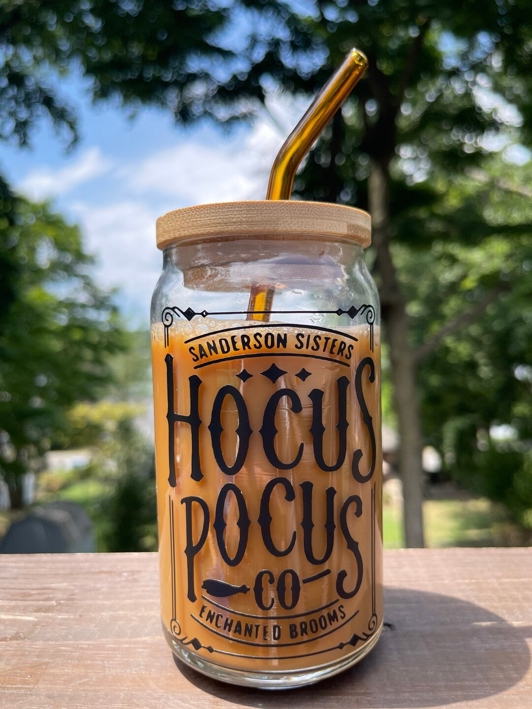 Hocus Pocus Beer Can Glass, Halloween Beer Can Glass - Etsy