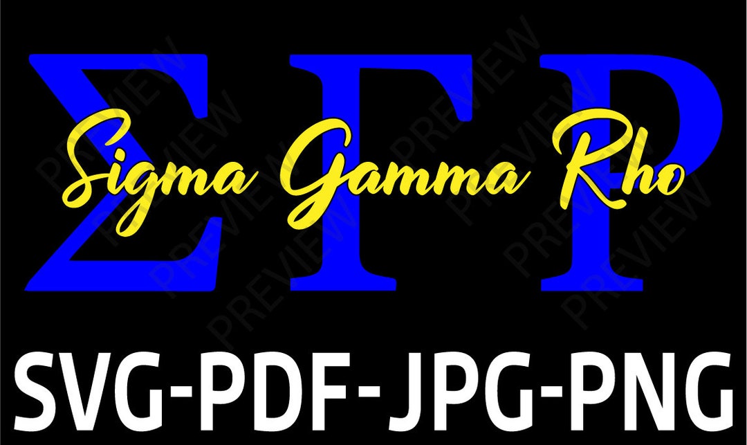 Sigma Gamma Rho Split Design 1922 SVG, JPG, PNG, Pdf Zip File - Etsy