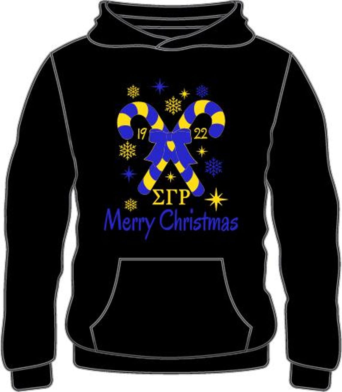 SGRHO Merry Christmas Design - 1922- Sigma Gamma Rho Bundle SVG & PNG ...