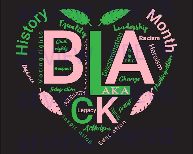 AKA Black History Design Alpha Kappa Alpha 1908 SVG, Jpg, Png, Pdf Zip ...
