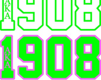 1908 Aka Svg - Etsy