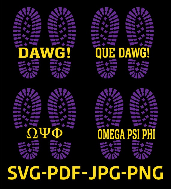 Omega Psi Phi Q Dog Boots Design Bundle 16 Files Included - Etsy New ...