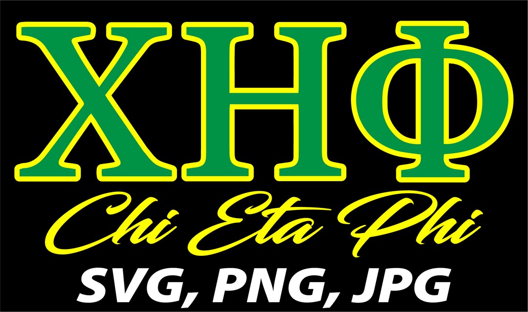 Chi Eta Phi Green SVG & PNG Zip File- Layered - Etsy