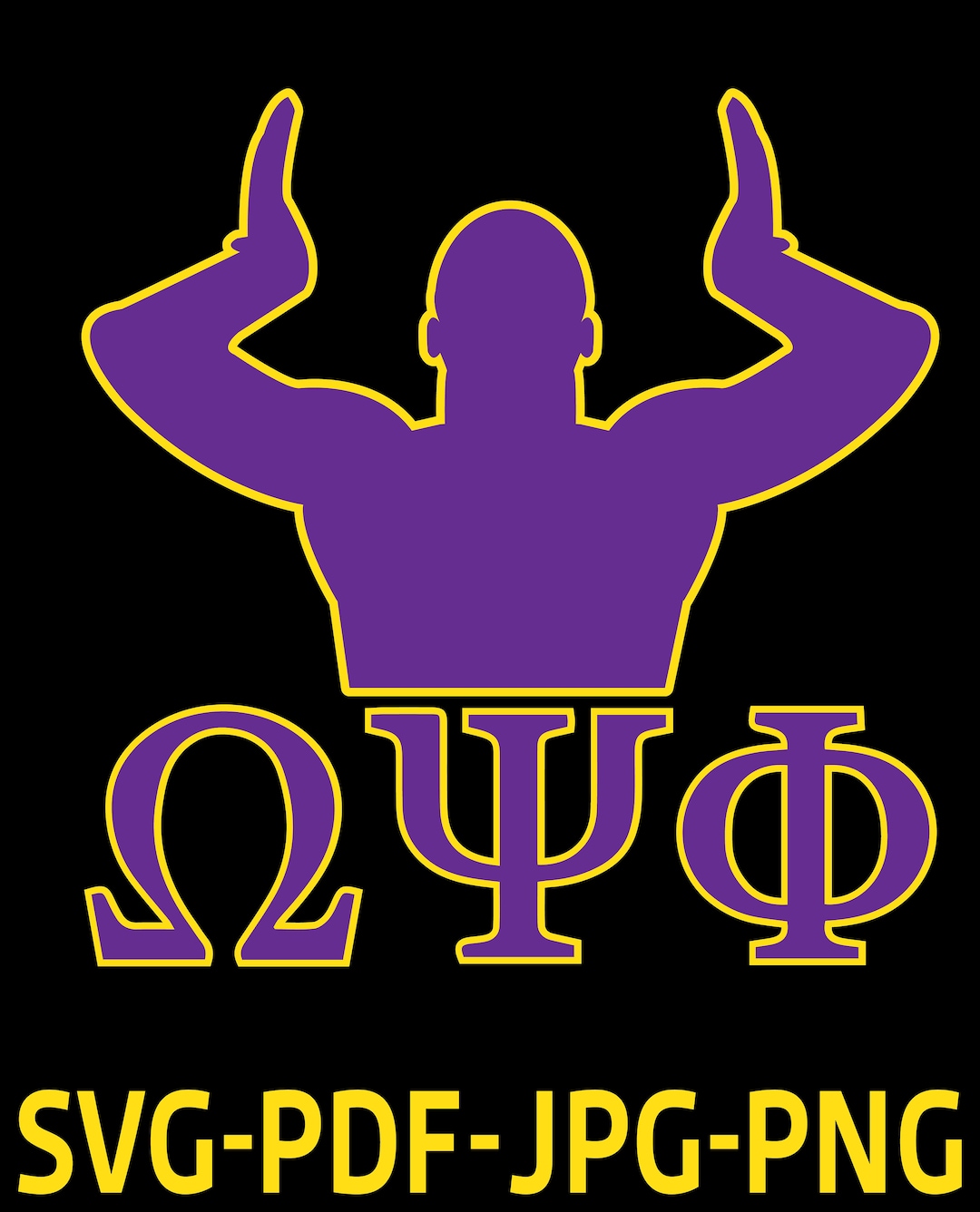 Omega Psi Phi - Q Dog Design SVG & PNG Zip File - Etsy