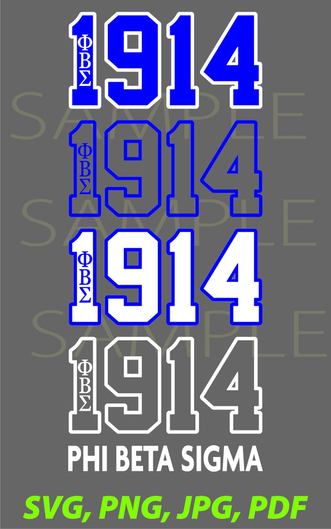 Phi Beta Sigma Fraternity Svg