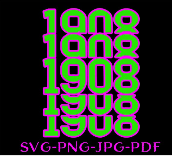 1908 AKA Alpha Kappa Alpha Bundle SVG & PNG Zip File Layered - Etsy