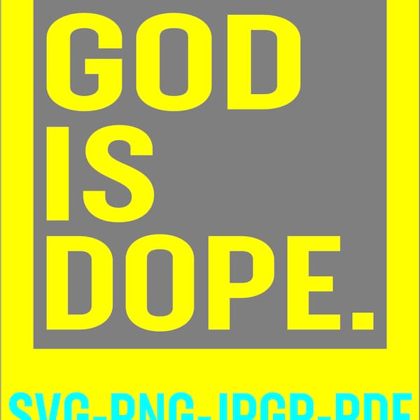 God is Dope Png - Etsy
