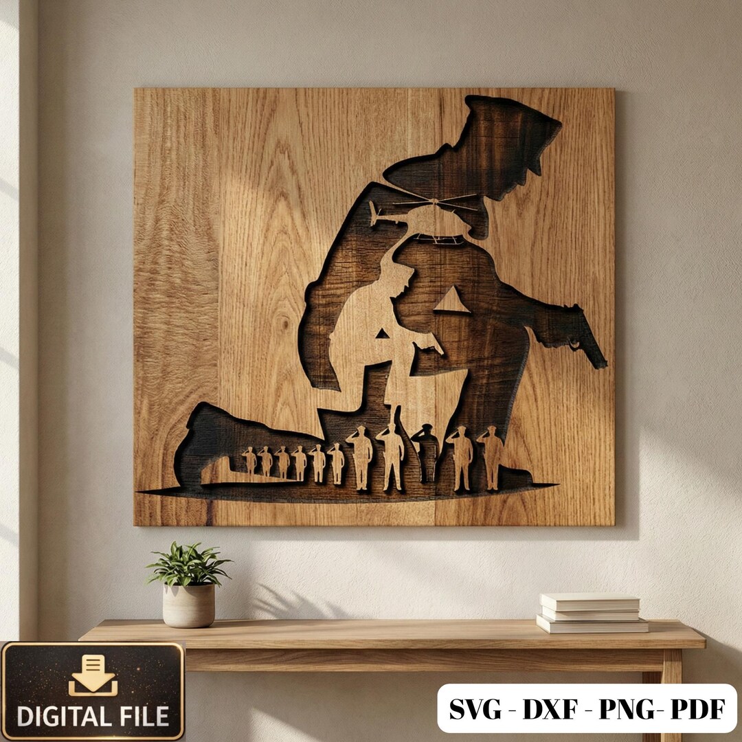 Police Tribute Laser Engraving File, Law Enforcement SVG DXF, Memorial ...
