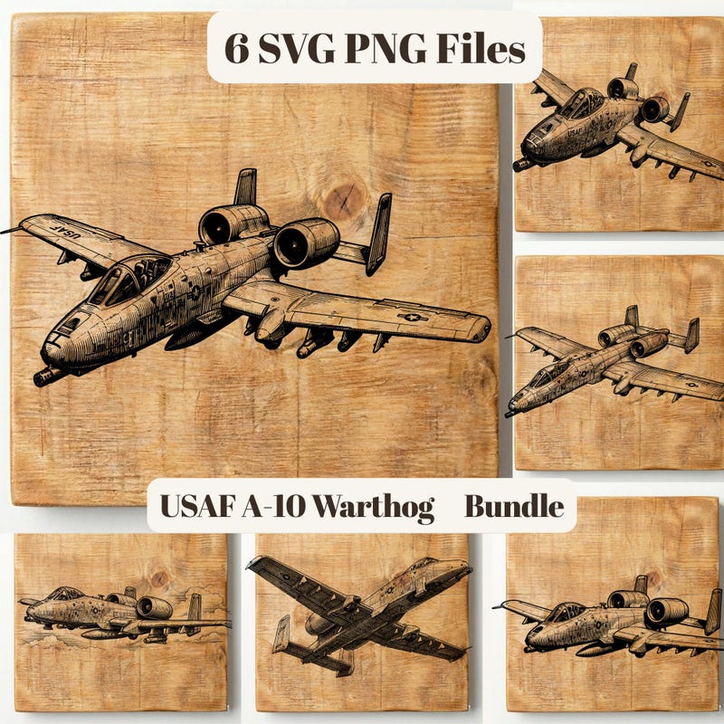 A10 Warthog Svg - Etsy
