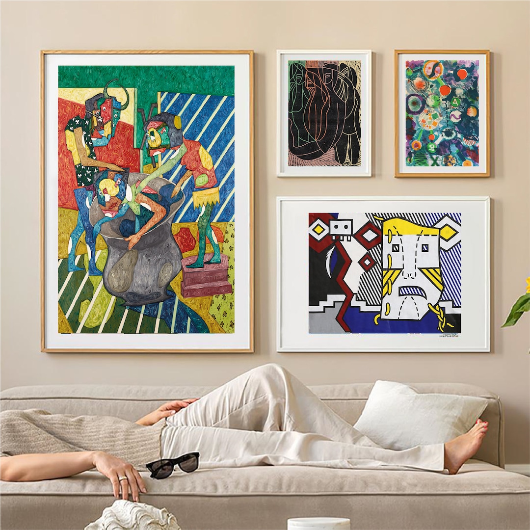 Vintage. the Most Beautiful Examples of Modern Art. 4 Unique Works of ...