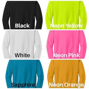 Shadow NEON Sweatshirt Color Block Font Mens and Womens - Etsy