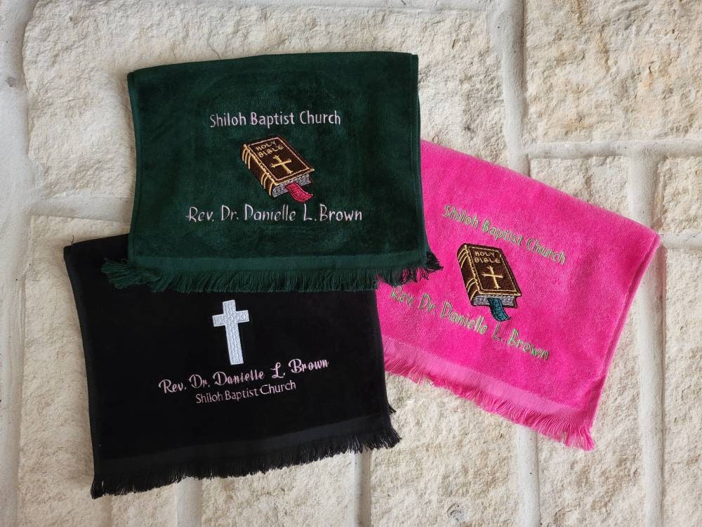Personalized Pastor Towel – Embroidered Clergy Gift - Etsy