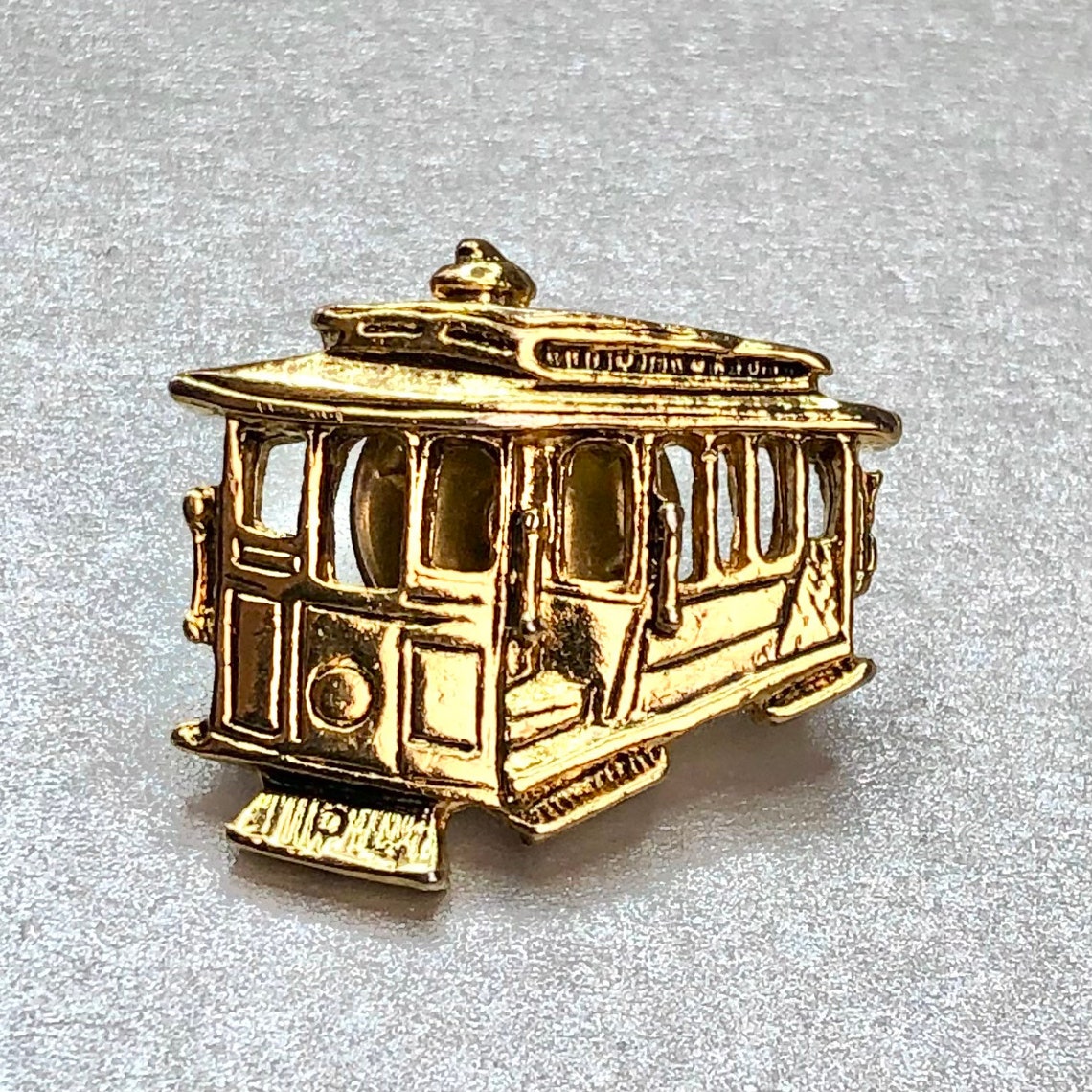 Vintage Retro Antique Cable Car Cabin Gold Tone Small Tiny - Etsy