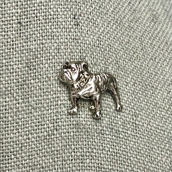 Vintage Mack Truck Bulldog Dog Pin, Silver Tone Lapel… - Gem