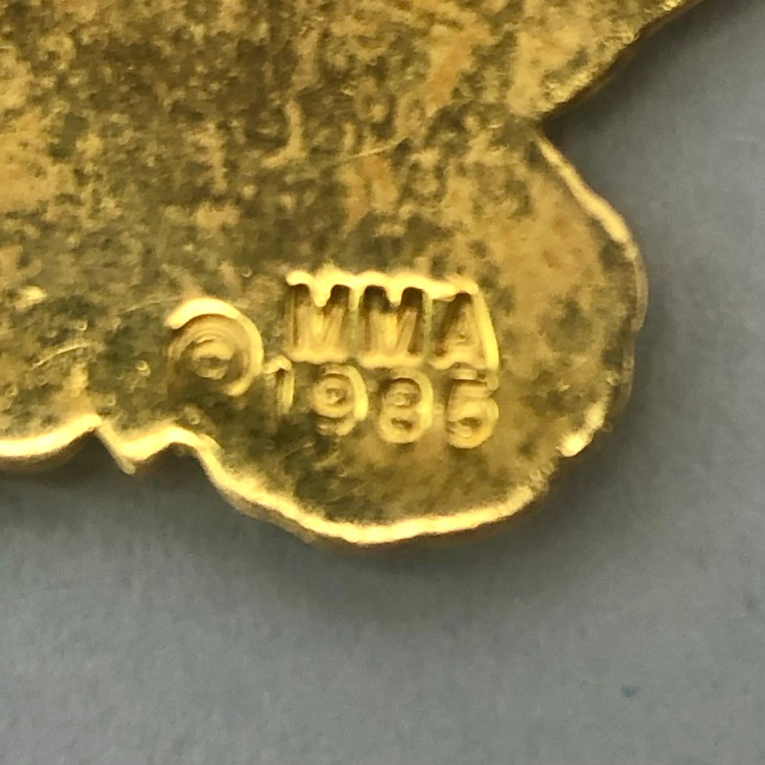 Vintage MMA Metropolitan Museum Art Butterfly Brooch 1985 - Etsy