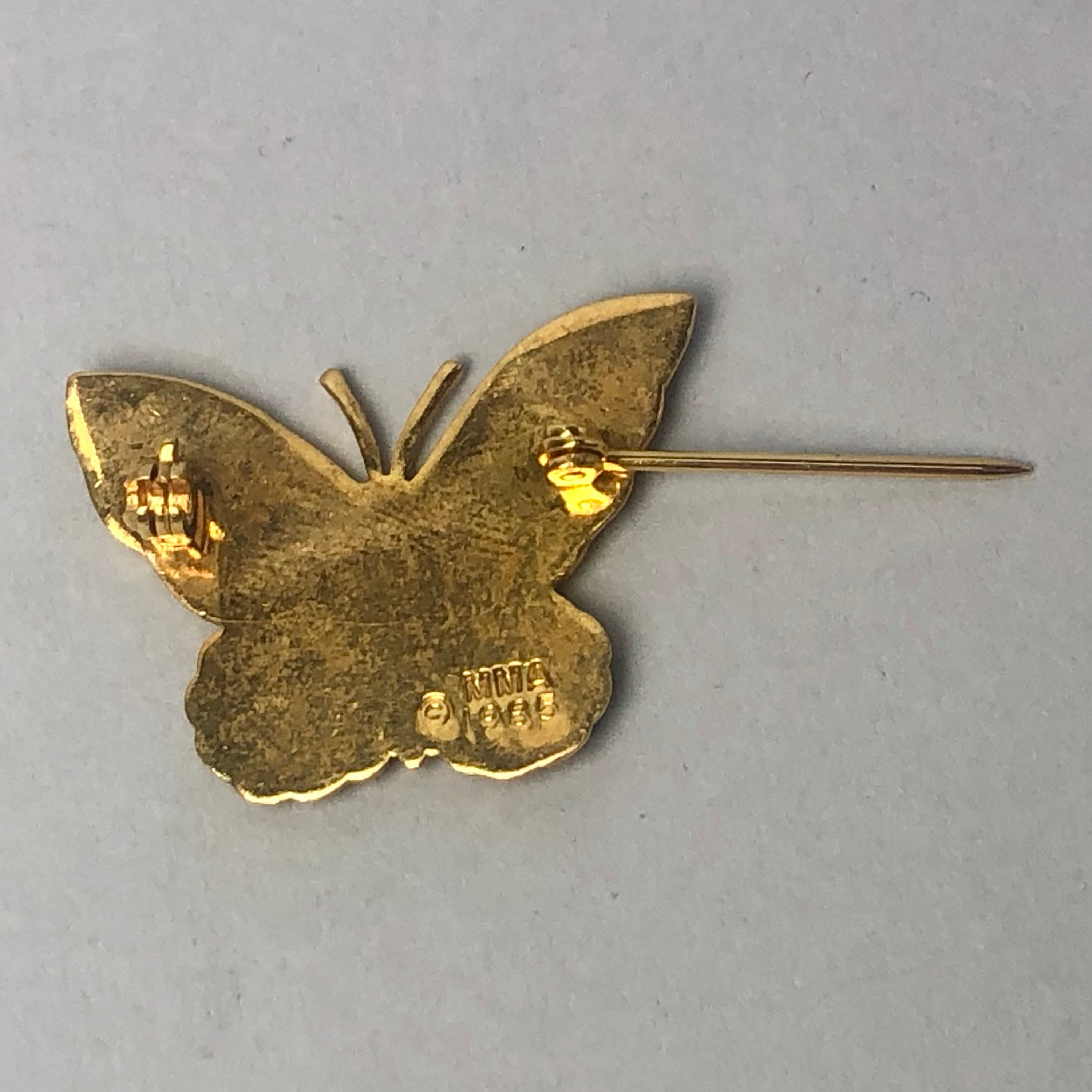 Vintage MMA Metropolitan Museum Art Butterfly Brooch 1985 - Etsy