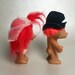 Vintage Ace Novelty Groom and Bride Troll Rubber Toys Red - Etsy