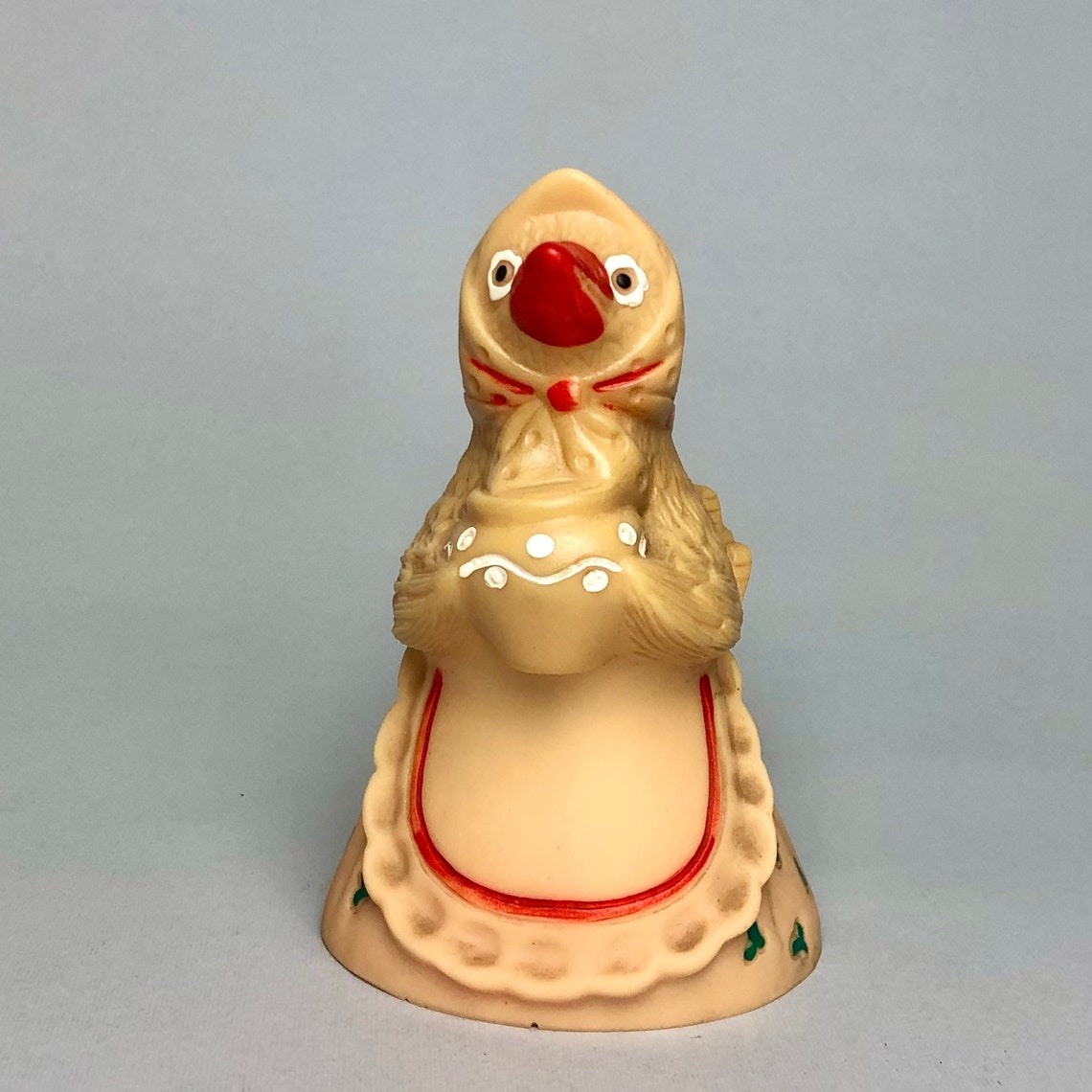 Vintage Rare Magpie Crow Porridge Rubber Toy White Apron - Etsy