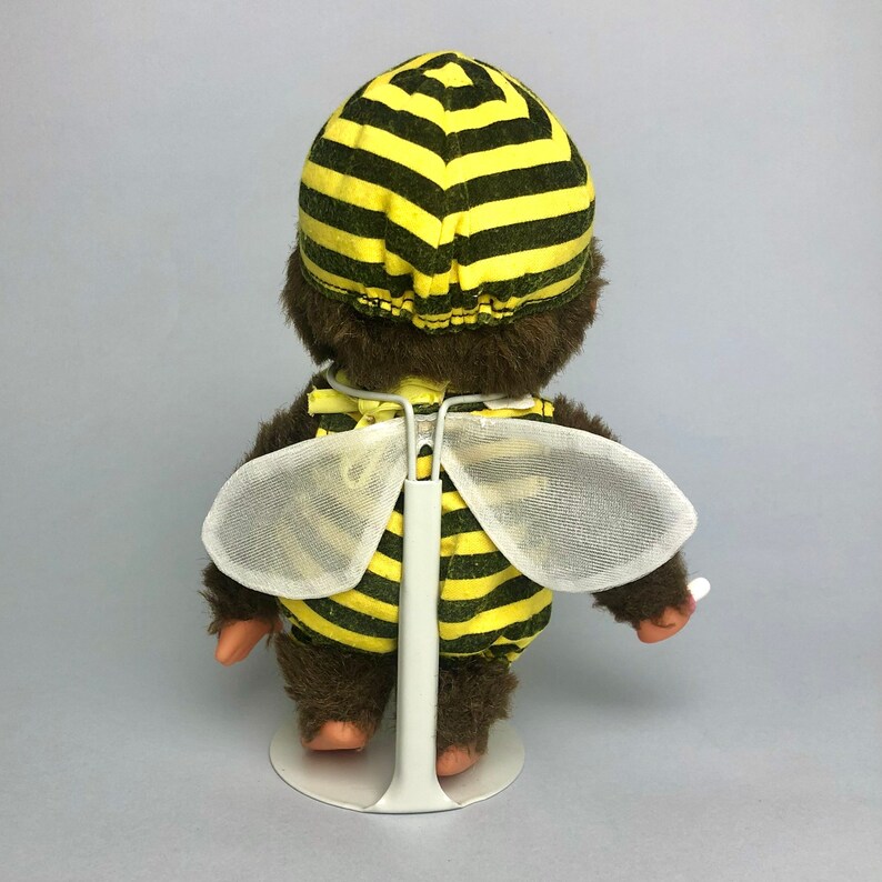 Vintage Monchhichi Bee Plush Toy: 80s Sekiguchi Monkey, Japan ...