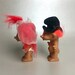 Vintage Ace Novelty Groom and Bride Troll Rubber Toys Red - Etsy