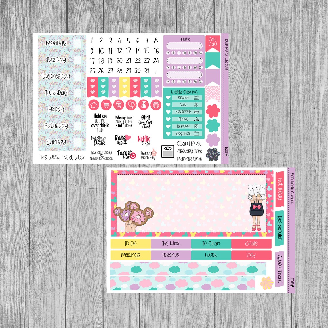 Happy Planner Dashboard Happy Planner Weekly Kit Dashboard Planner ...
