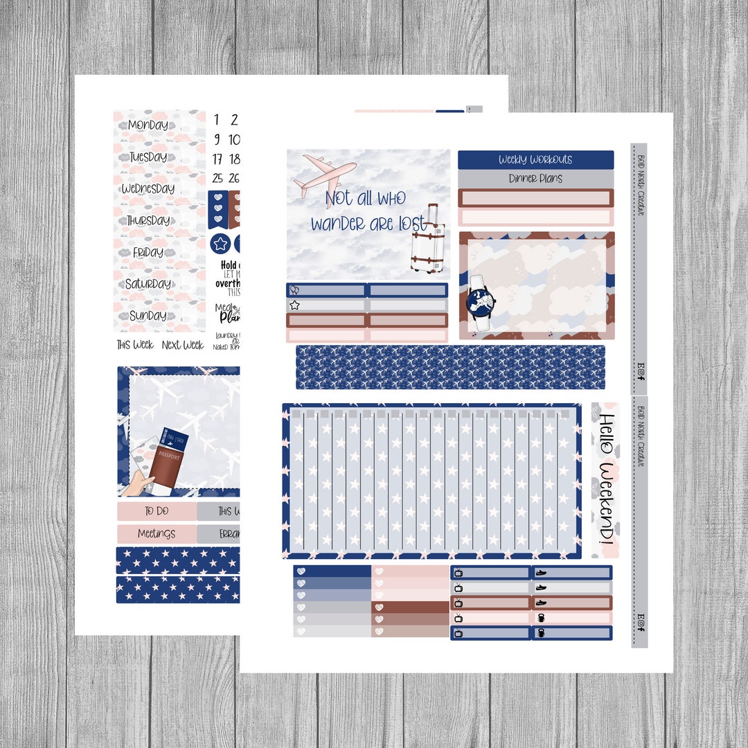 Happy Planner Dashboard Happy Planner Weekly Kit Dashboard Planner ...
