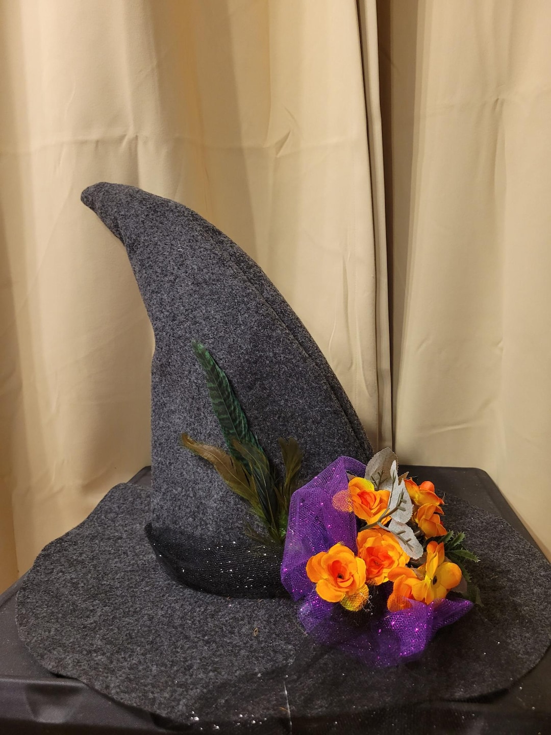 Floral Witches Hat - Etsy
