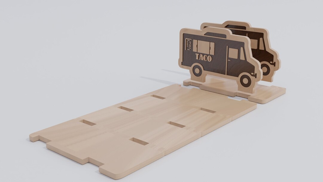 Taco Mania! Taco Truck | Taco Holder | Laser Cut Files | SVG EPS PDF - Etsy