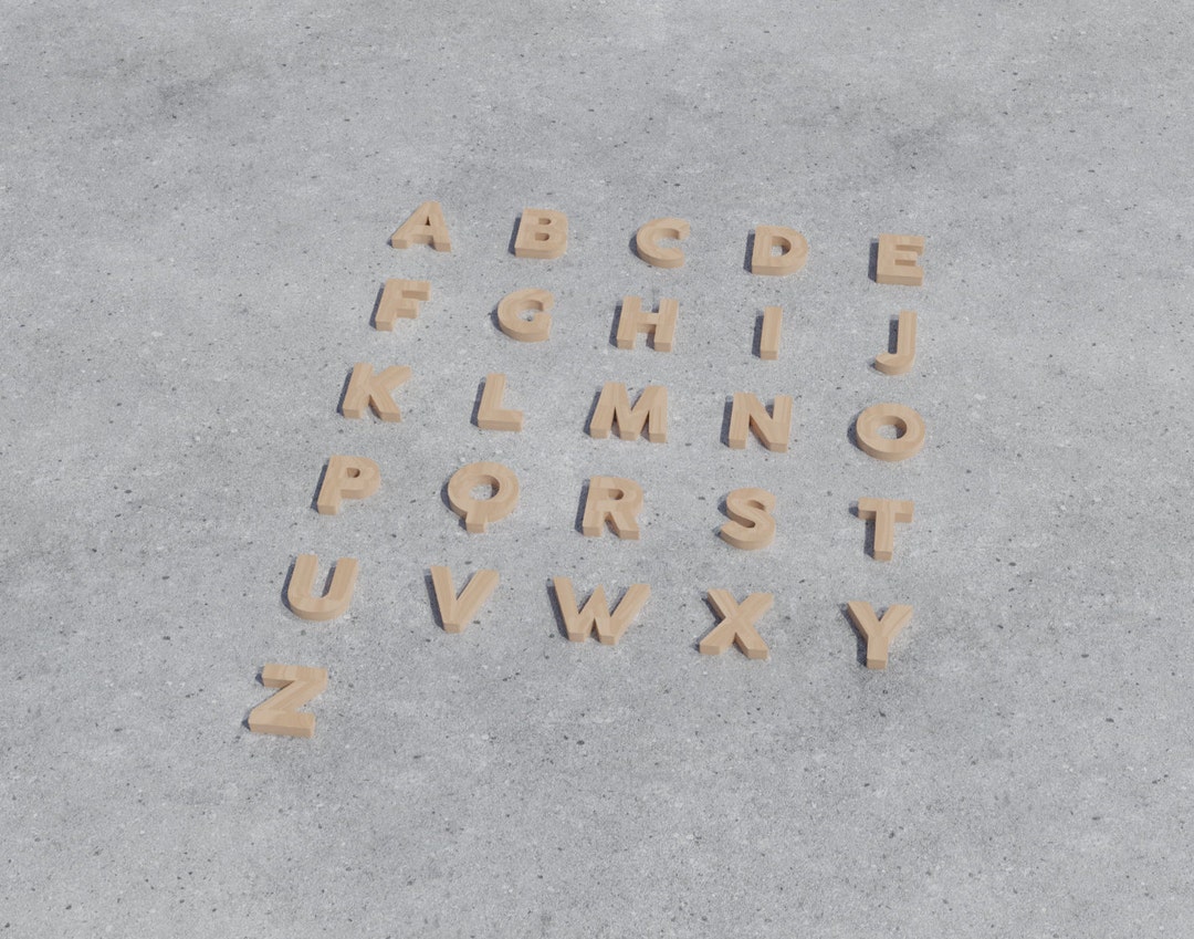 Full Alphabet Set | Movable Letters | Block Letters | Capital and ...