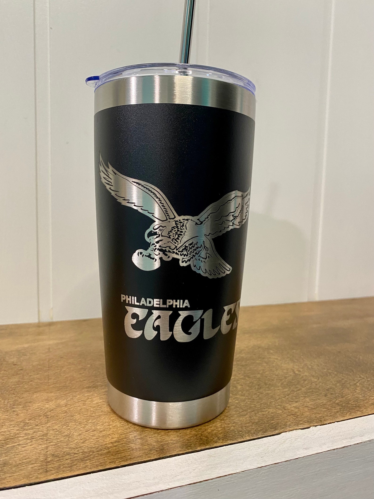 20 Oz. Eagles Stainless Steel Tumbler FREE SHIPPING - Etsy
