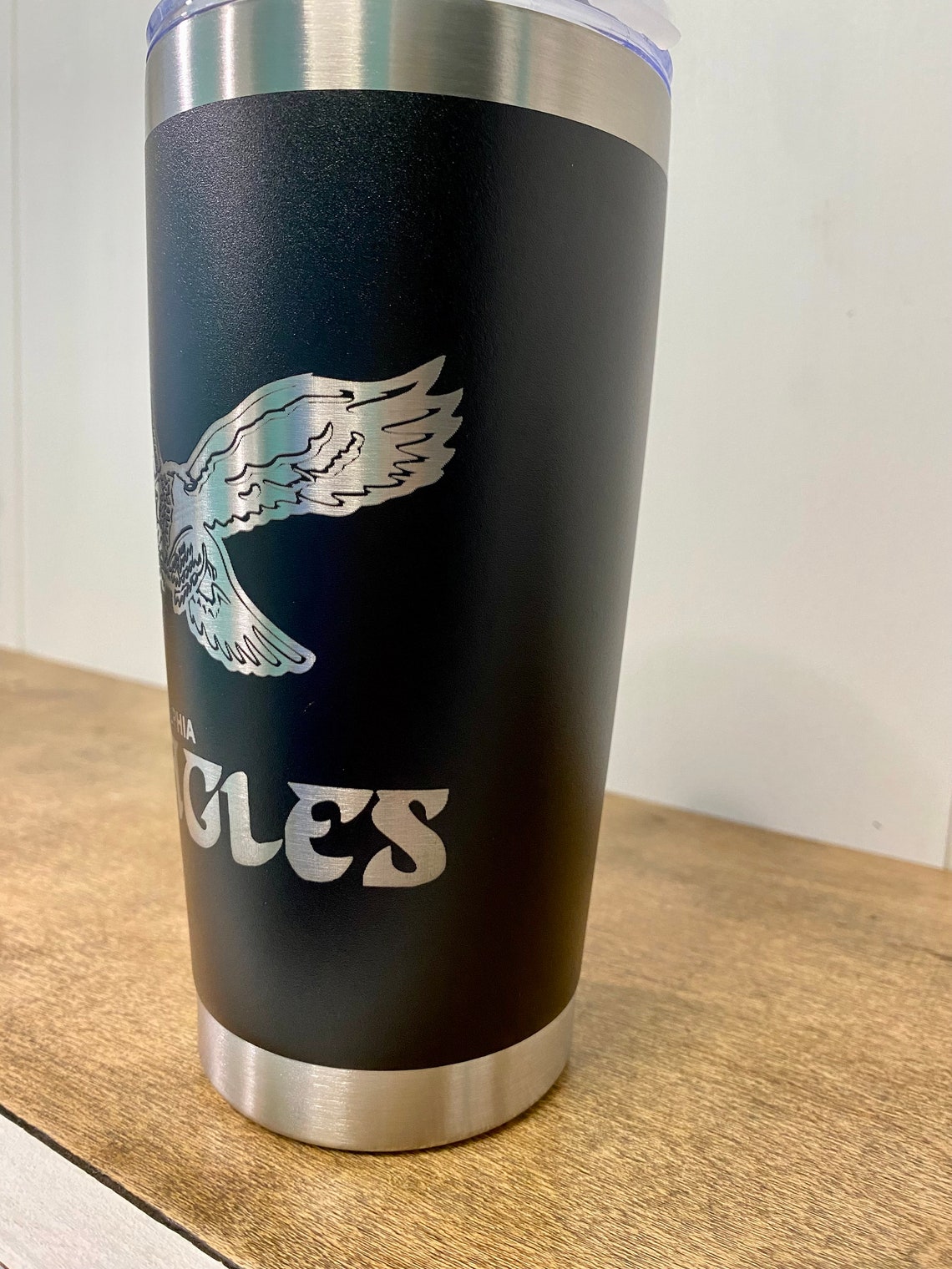 20 Oz. Eagles Stainless Steel Tumbler FREE SHIPPING - Etsy
