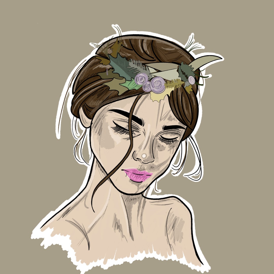 Persephone Art Print | Greco-roman Art | Digital Art | Art Poster ...